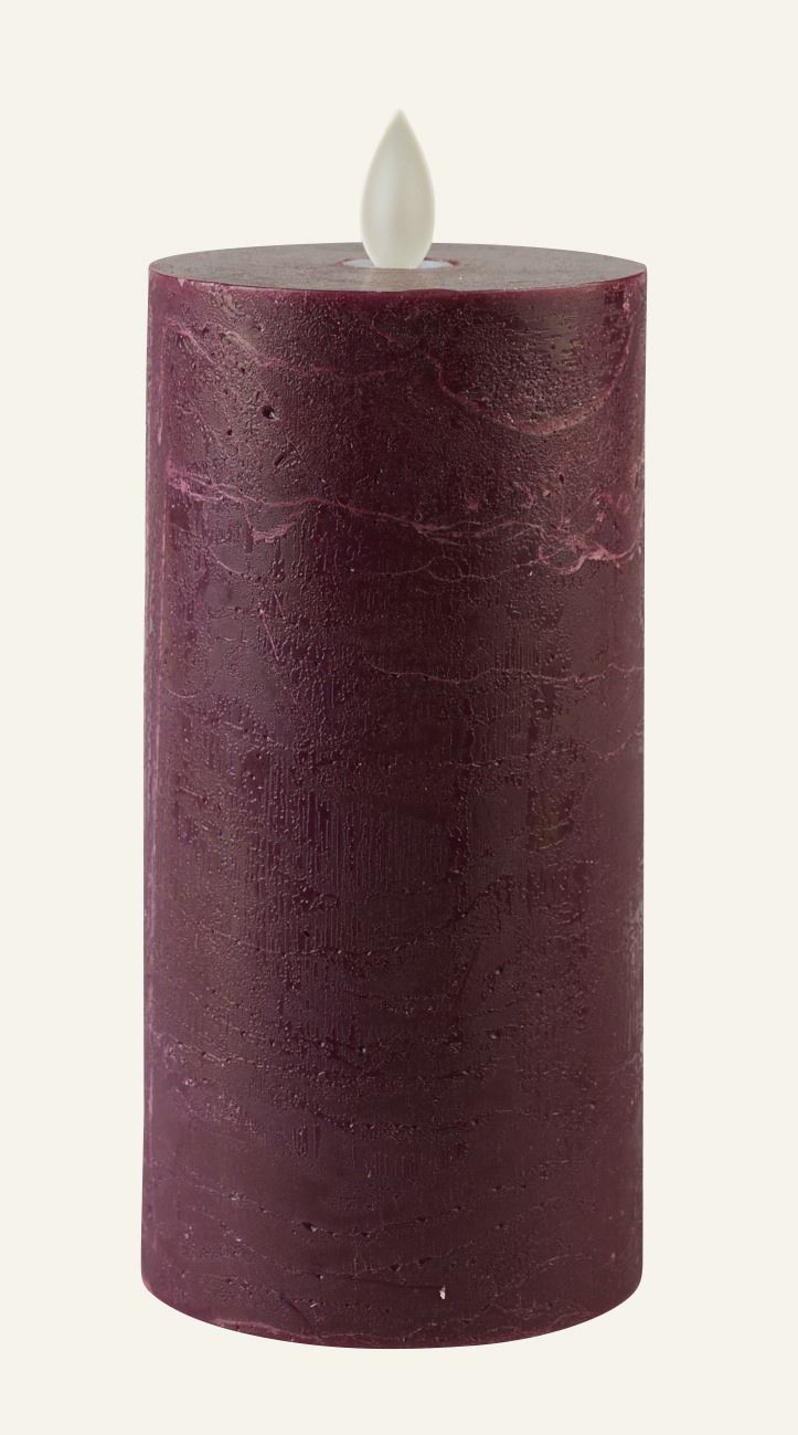 Lucius rustic led-lauaküünal tumepunane - Hemtex